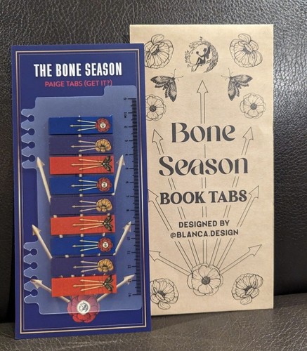 Fairyloot Book Box The Bone Season Page Tabs | eBay UK