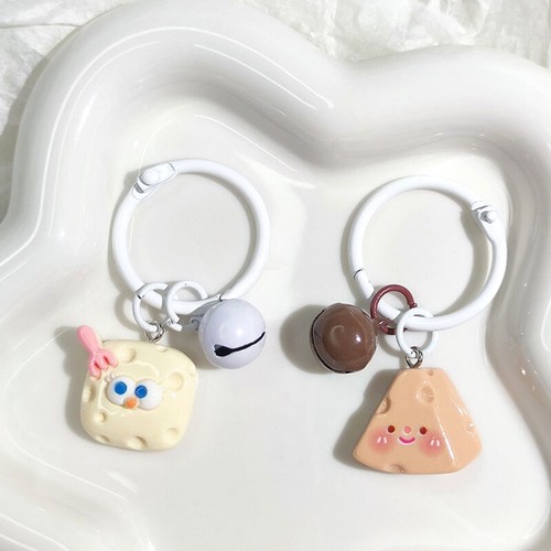 Cartoon Rabbit Cheese Key Chain Duck Cheese Pendant Keyring Bag Charms ...