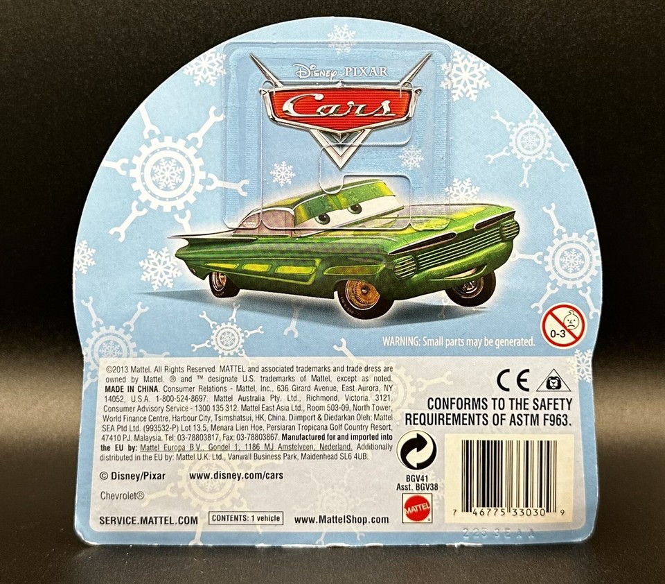 Disney Pixar Cars Winter Holiday Snowflake Package Eye-Changing Die ...
