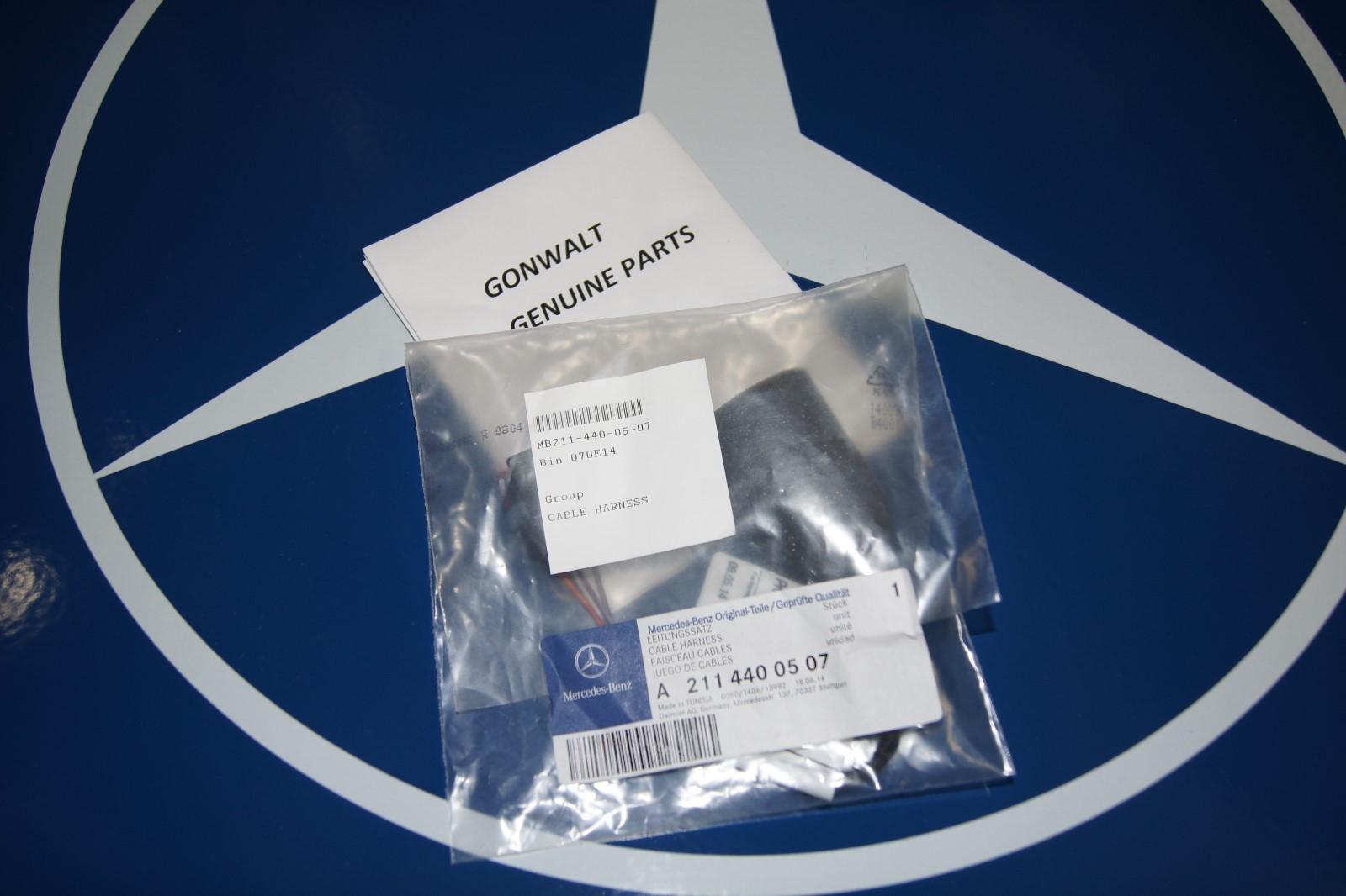 Mercedes Benz Genuine Fuel Tank Sender Wiring Harness OE 2114400507 CLS ...