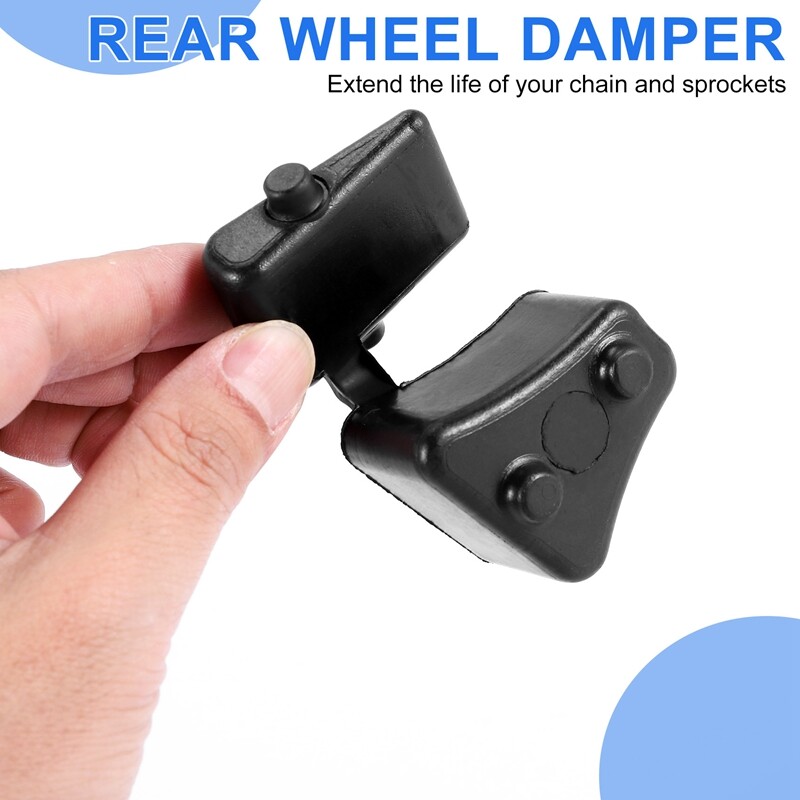 Motorcycle Rear Wheel Damper Set Black Rear Wheel Damper for VT750 DC C ...