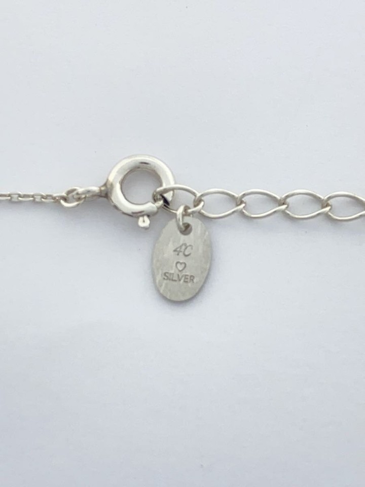 4 Necklace Sv800 Color Stone Slv With Top Women'S L9n77 | eBay UK