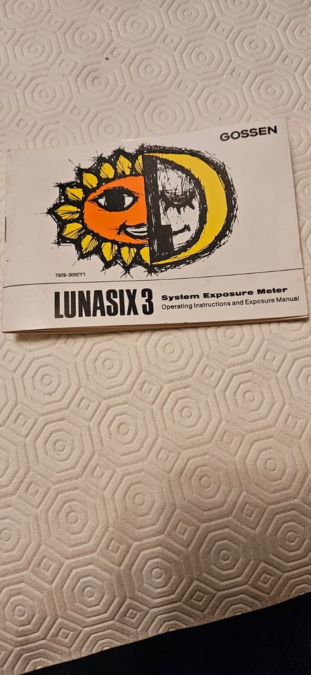 Gossen Lunasix 3 Light Meter - Complete with Case and Strap | eBay UK