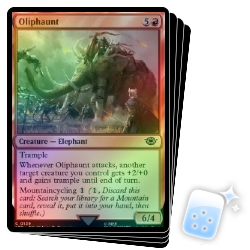 FOIL OLIPHAUNT X4 The Lord Of The Rings Magic MTG MINT CARD | eBay