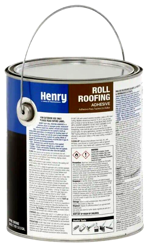Henry 203 Roll Roofing Adhesive Black - 0.90 gal. | eBay