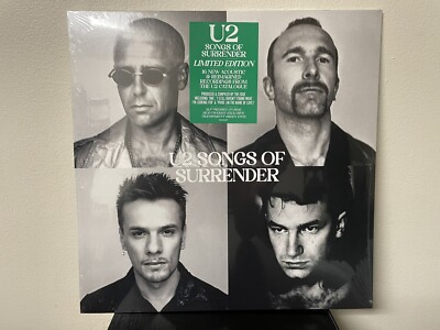 U2 Songs Of Surrender 2LP Exclusive Transparent Spotify Green Vinyl In ...