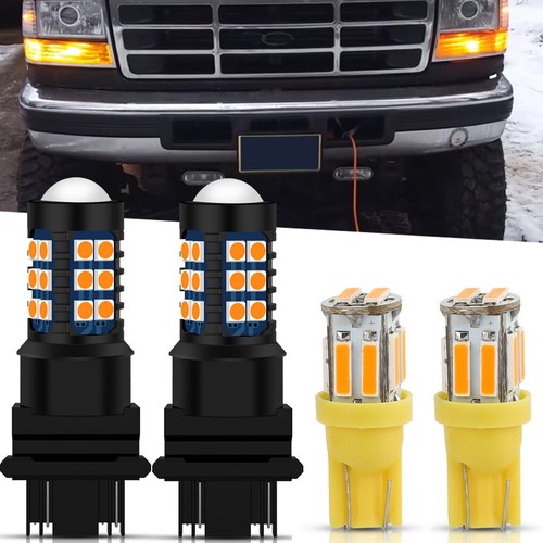 1992-1996 Ford F150 F350 F250 Turn Signal Indicator LED Light Bulbs ...