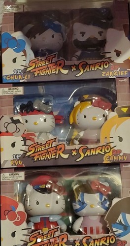 Hello Kitty STREET fighter FULL Set of 3 | eBay