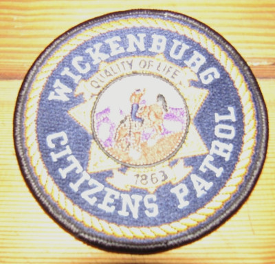 ARIZONA - Wickenburg citizens patrol patch 4 inch diameter excellent | eBay