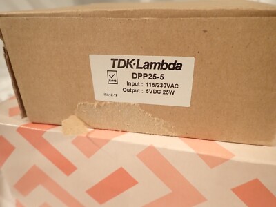 TDK-Lambda DPP25-5 5V 25W PLC Power Supply Unused in the box Rail Mountable | eBay