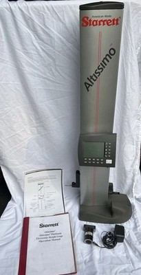 Starrett Altissimo Electronic Height Gage With Papers/ Calibration ...