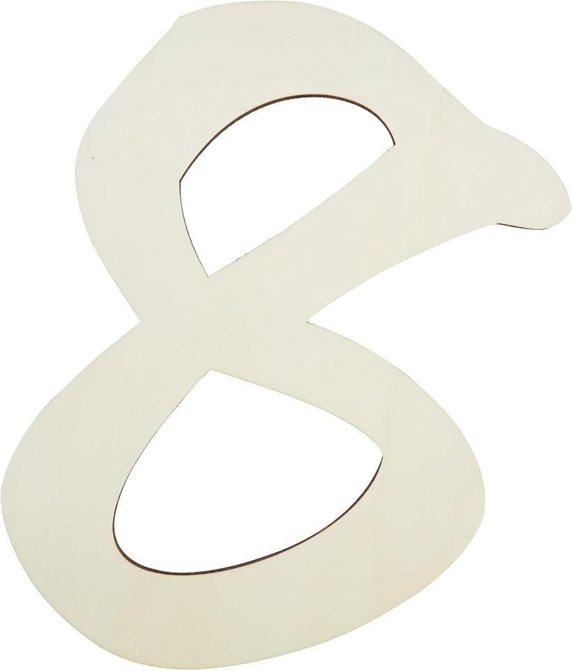 Wooden Numbers 8, Large 12 Inch Wooden Numbers Paintable Wood Digital ...