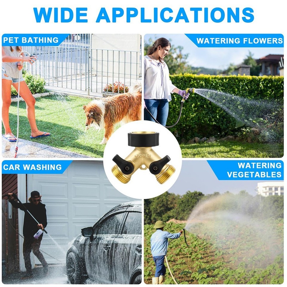 Adjustable Water Flow Double Hose Pipe Connector for Customized ...