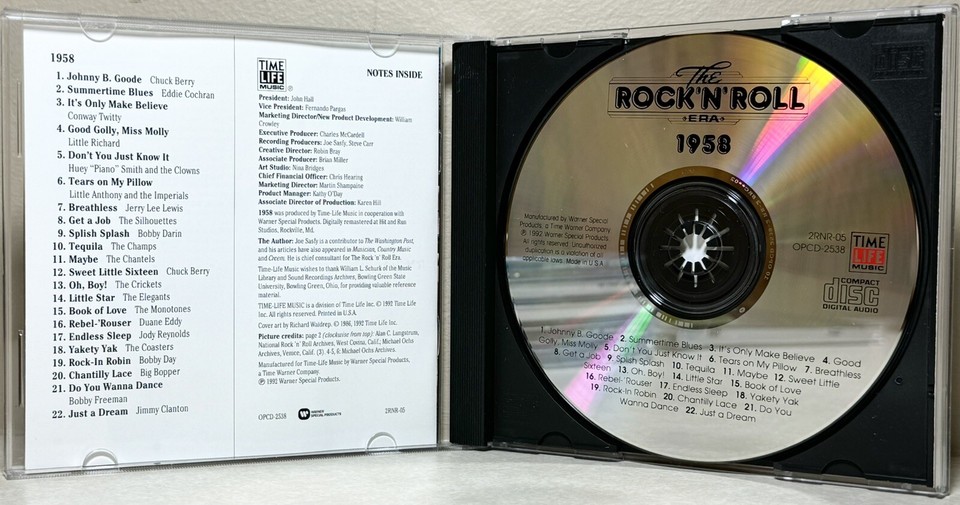 1958 The Rock’N’Roll Era Double Length CD Time Life 1992 (22 Songs) | eBay