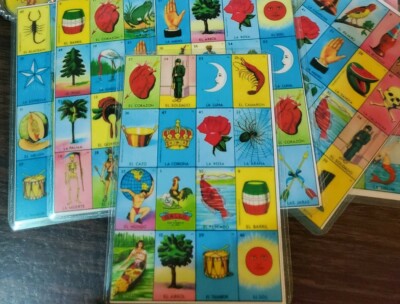 20 Authentic Mexican Loteria Bingo Chalupa Game Board Laminated ...