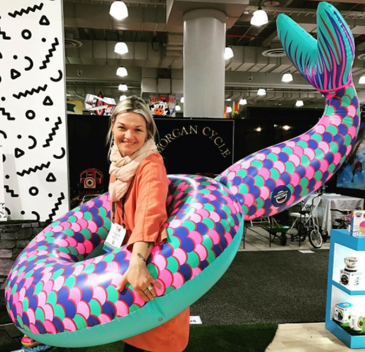 BigMouth Inc - MERMAID TAIL Inflatable Swimming Pool Summer Float Raft ...