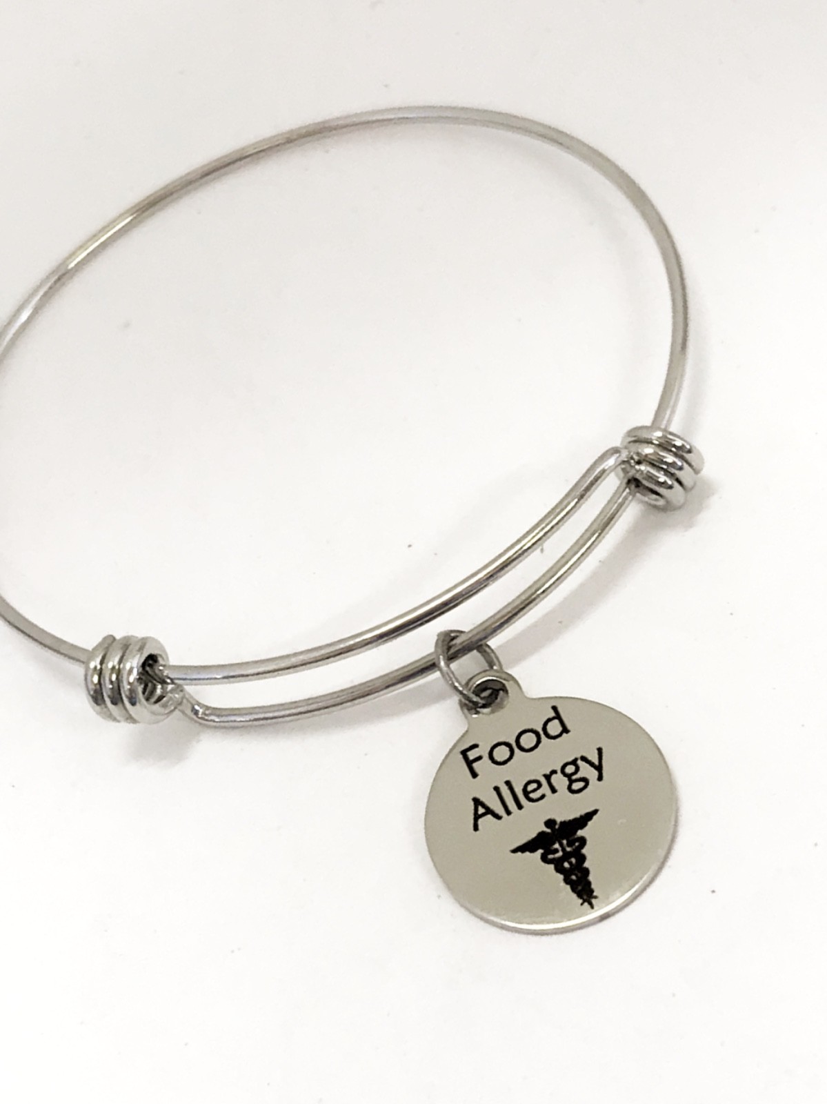 Food Allergy Medical Charm Bracelet, Food Allergy Awareness Jewelry | eBay