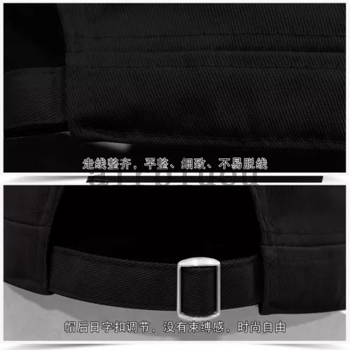 Oversize Army Cap,Cotton Flat Top Cap,Men Plain Military Running Hats M ...