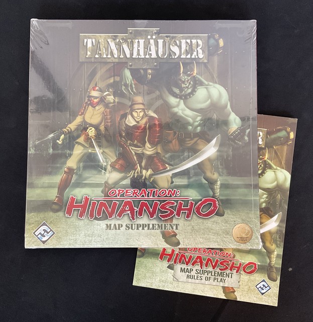 Tannhauser: Operation Hinansho by Fantasy Flight Games (2011, Game Book ...