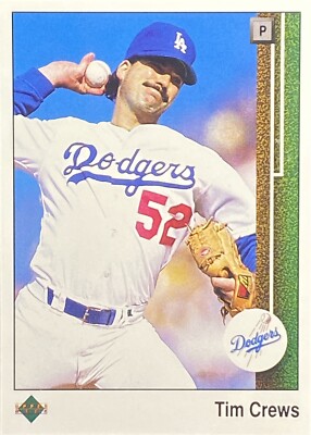 1989 Upper Deck #611 Tim Crews Los Angeles Dodgers Baseball Card | eBay