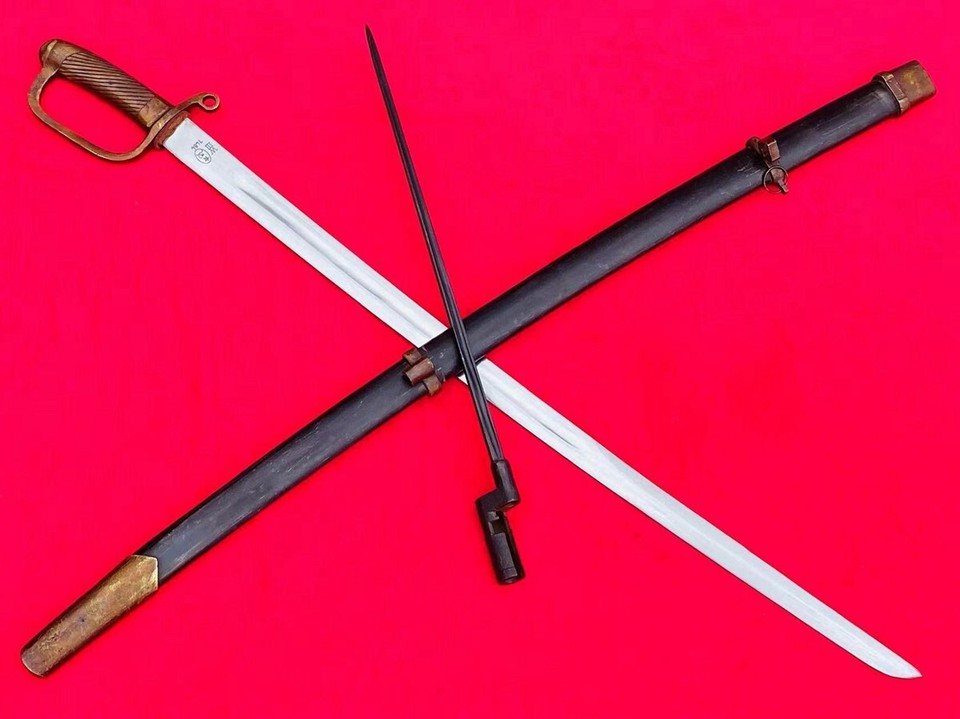 Military Russian Sword Cossack Cavalry Saber Signed Blade Brass Guard W ...