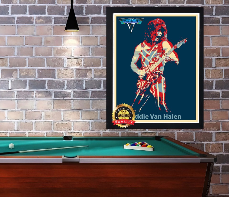 Eddie Van Halen - Van Halen - Metal Sign 11 x 14 | eBay