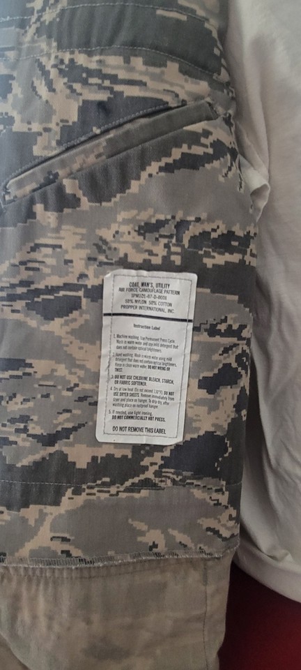 US Air Force USAF Airmen Utility Shirt (44R) & Pants (Large Regular) | eBay