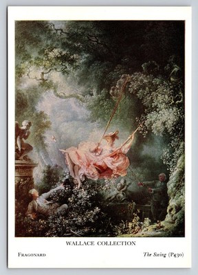 Fragonard The Swing Wallace Collection Art Postcard Vintage 6x4 in | eBay