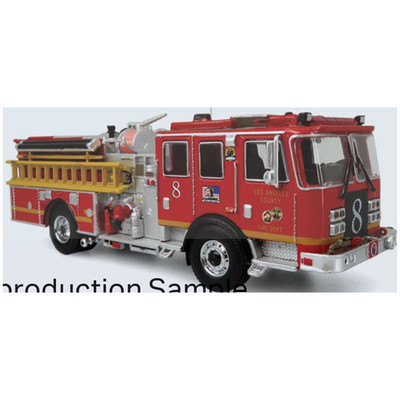 Iconic Replicas 1:64 Scale KME Predator Fire Engine: LACFD L.A County ...