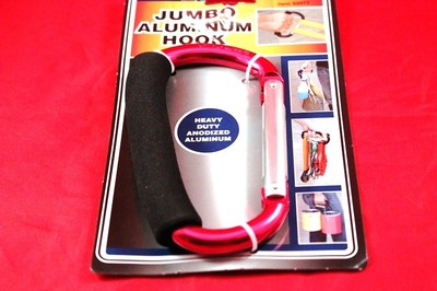 Handy New 5" Jumbo Aluminum Hook Extra Large Spring Snap Clip Cushion ...