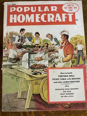 Vintage Popular Homecraft magazine August 1956 | eBay