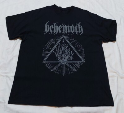 BLACK METAL PAGAN METAL BEHEMOTH T SHIRT XXL BLACK COTTON GOOD CLEAN ...