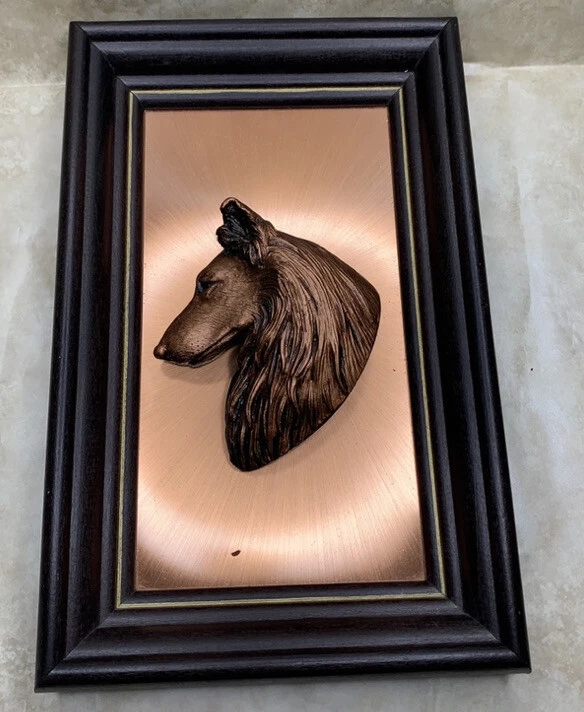 Copper Artwork Of Dogs