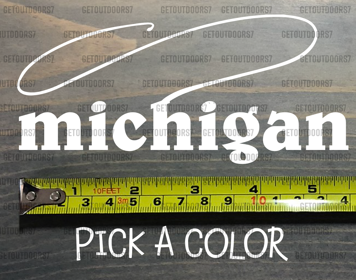 Michigan Sticker Decal Fly Fishing Line Trout Rainbow Musky TFO Umpqua ...