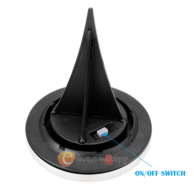 4Pack Solar Ground Light 8 LED Outdoor Disk Lighting Landscape Yard ...