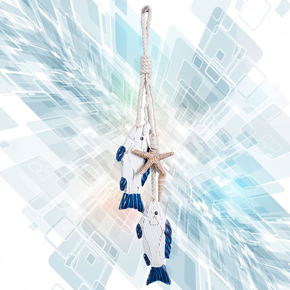 Sea Decor Fish Welcome Sign Beach Coastal Hanger Wooden Wall Hanging | eBay