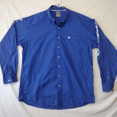 Cinch Pro Rodeo Enumclaw Button Up Blue Men's Size Xl Western | eBay