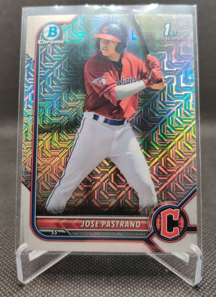 2022 Bowman Chrome 1st Mojo #BCP-21 Jose Pastrano Guardians baseball ...