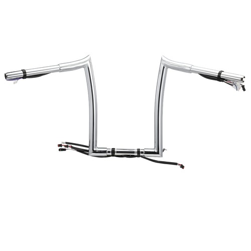 12" Prewired Handlebar for Harley Heritage Softail Classic Deluxe Slim ...