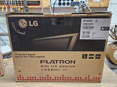 LG FLATRON 19" Wide Standard Monitor VGA - W1934S-BN BRAND NEW | eBay