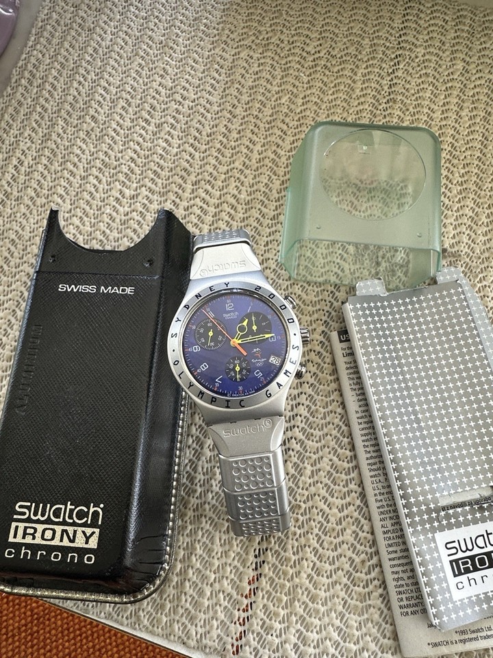 Swatch Irony Chrono Sydney 2000 Olympic Games Quartz Watch w/ Box ...