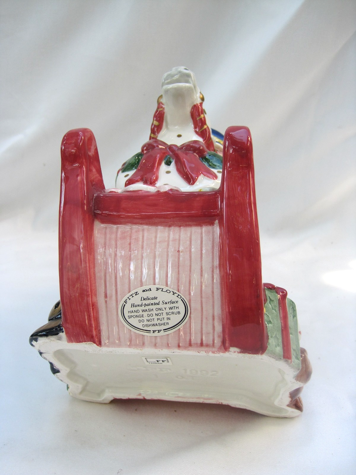Vintage Fitz & Floyd Christmas 1992 NUTCRACKER SWEETS Rocking Horse 1 ...