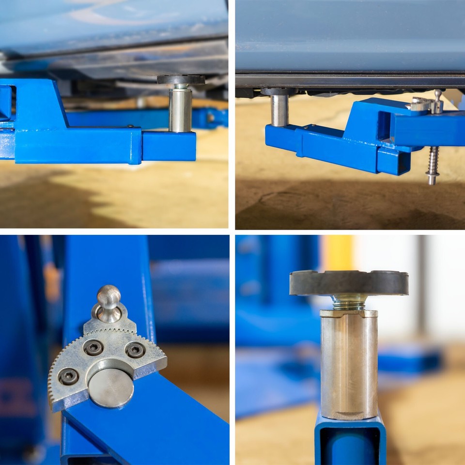 6200 lb Single Post Portable Electro-Lock Lift | Steel | Portable Lift ...