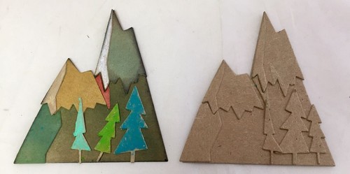 Tim Holtz Die Cuts * Alpine * Mountain Scene * Five Sets * Chipboard | eBay