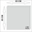 Acrylic Mirror 3mm PERSPEX Square shaped Decorative Mirror for In / Out ...