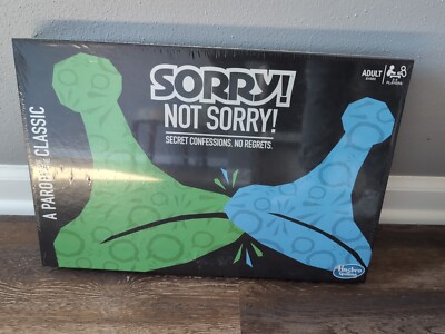 NEW Sorry! Not Sorry! Secret Confessions No Regrets Hasbro Gameboard | eBay