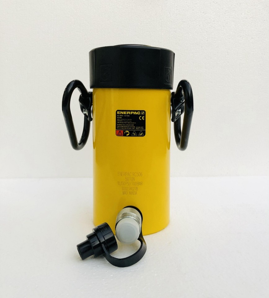 Enerpac RC 506 Trio Hydraulic Cylinder Single Acting 50 Ton Capacity 6 ...