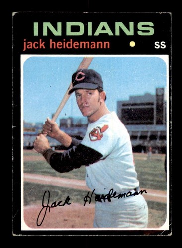 1971 Topps Baseball #87 Jack Heidemann VG *d2 | eBay