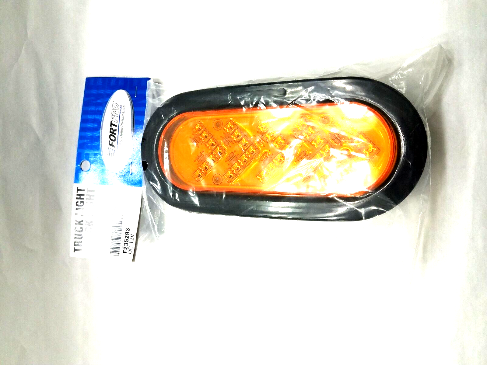 6" Oval Amber Sequential Arrow Mid Turn Light 35 led W/ Grommet ...