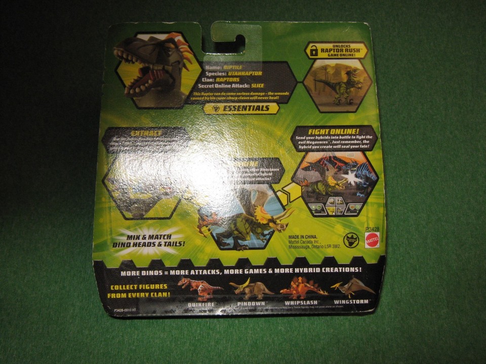 2009 Mattel Xtractaurs Riptile The Utahraptor Action Figure | eBay